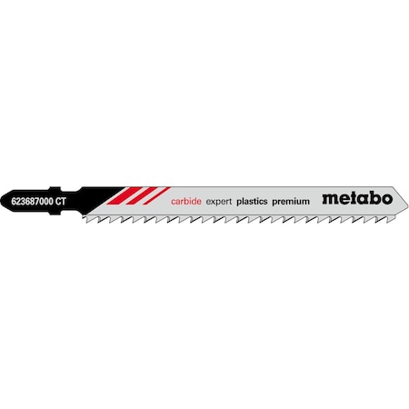 Metabo JIGSAW BLADE -HM 3 1/2 8 tpi Glass-fibre-reinforced plastics, 7- 2 3/8 in., PK3 623687000 ...